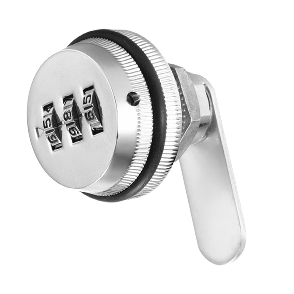 File Cabinet Lock Secure Drawer Lock Counter Security Lock 3- Coded ...