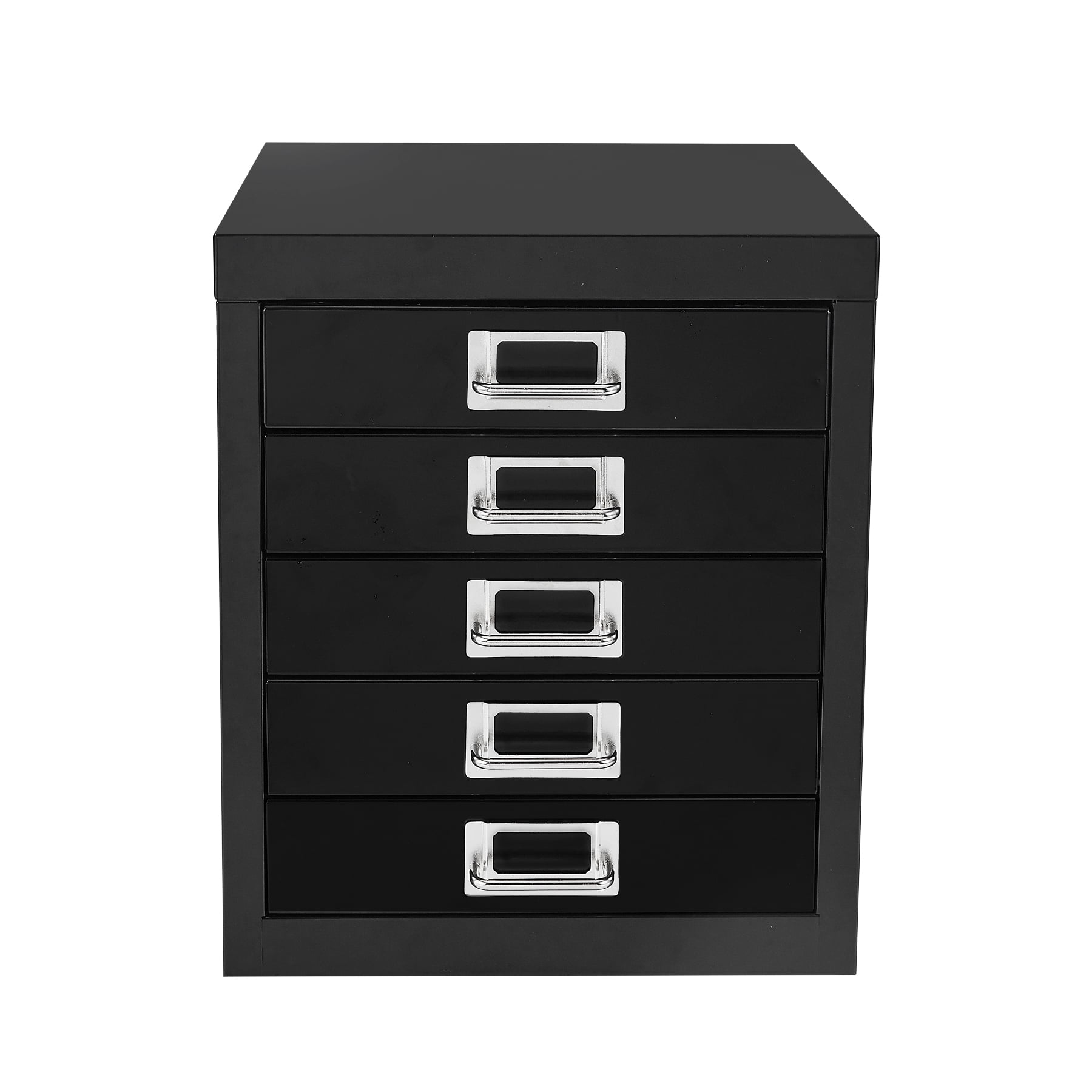 File Cabinet Mini 5 Tier Metal File Organizer Document Organizer, Black ...