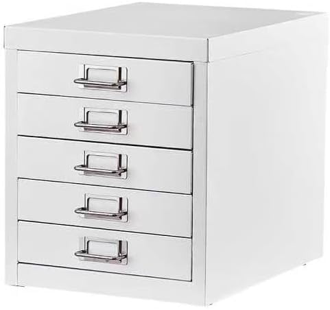 File Cabinet Mini 5 Tier Metal File Organizer Document Organizer, Black ...