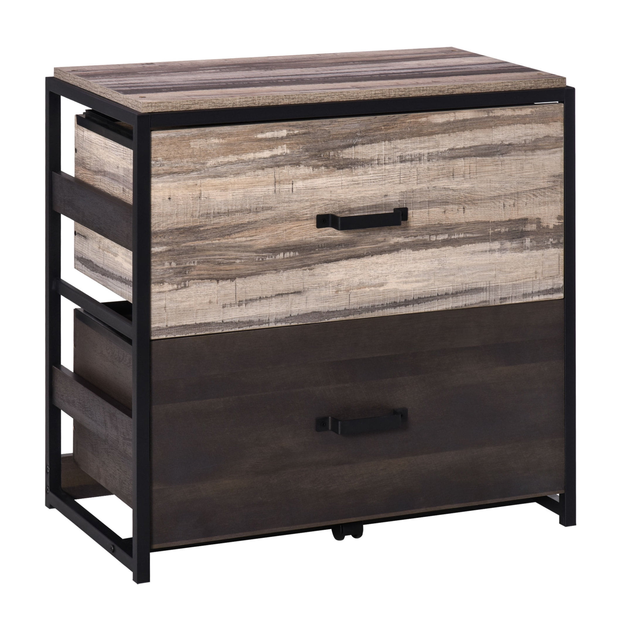 File Cabinet Office 2 Drawer, A4 Letter Legal Size, Metal Hanging Bars, Storage Organizer ...