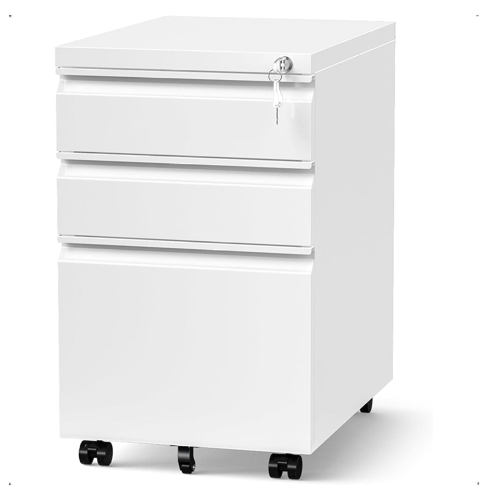 File Cabinets for Home Office, 3 Drawer Filing Cabinet with Lock, A4 ...