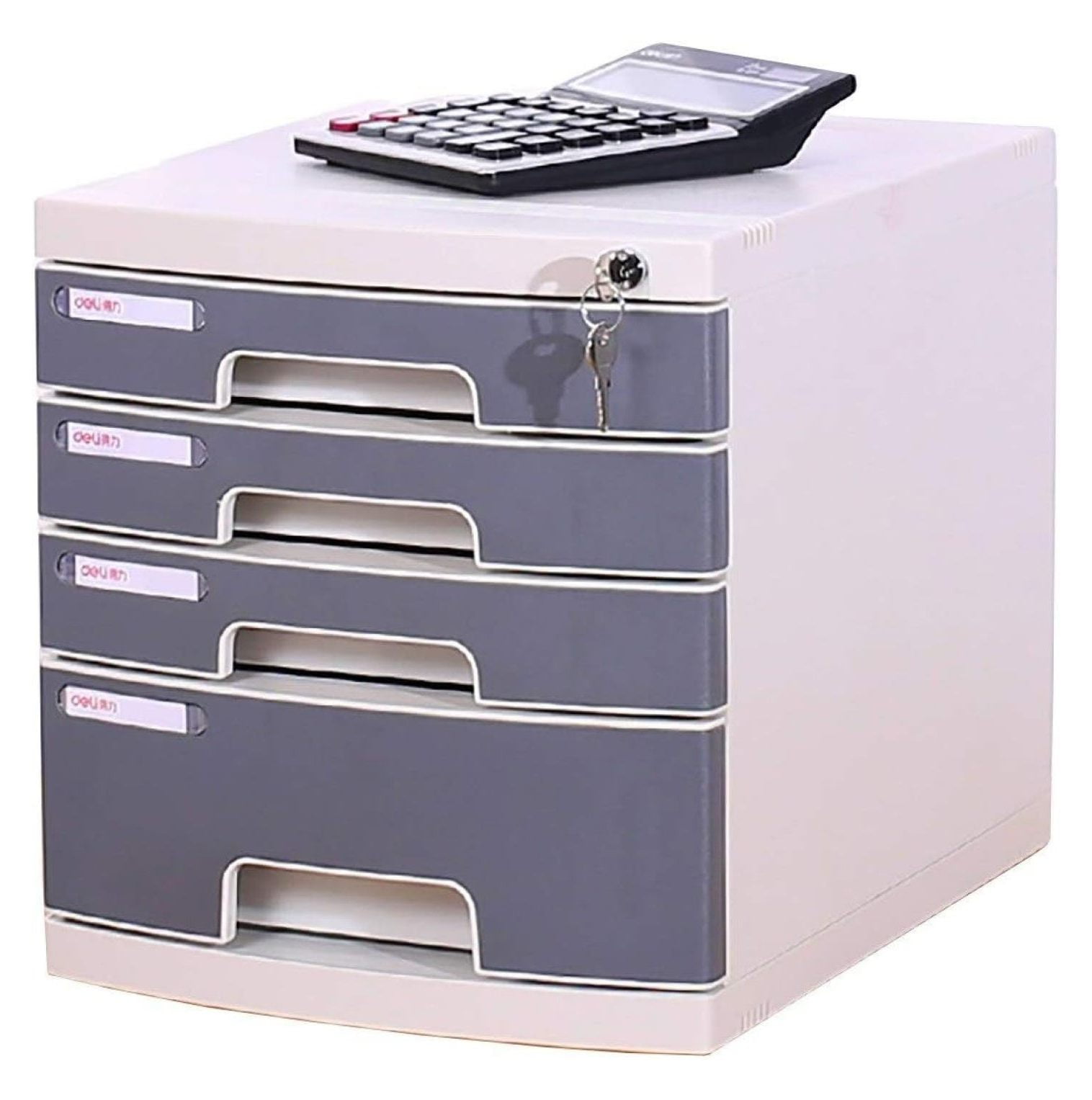 File Drawer Desktop, 4/5/6/7 Layers Gray Storage Drawers Desk Storage ...