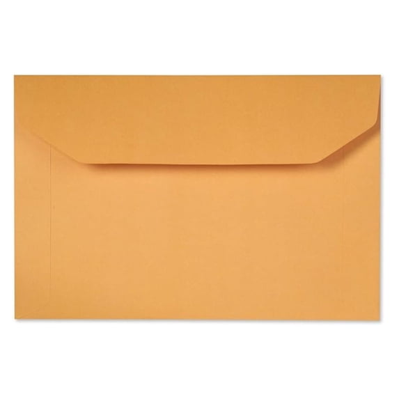 File Envelope, Legal Size, 10" x 15", 40 lb., Ungummed Flap, 100 per ...