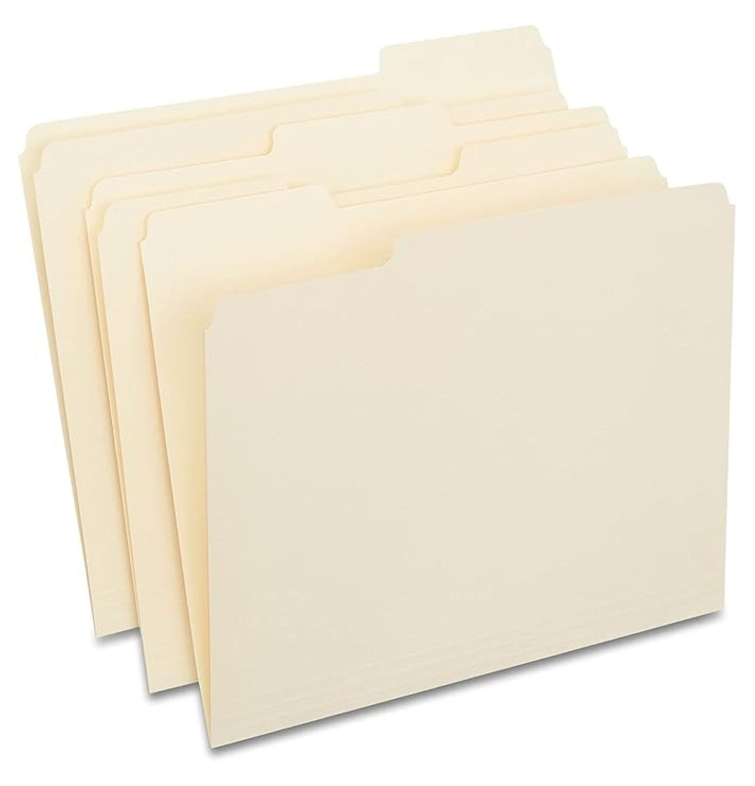 File Folder, 1/3 Cut Tab, Letter Size, Manila, 500/Carton (ST56673-CCVS ...