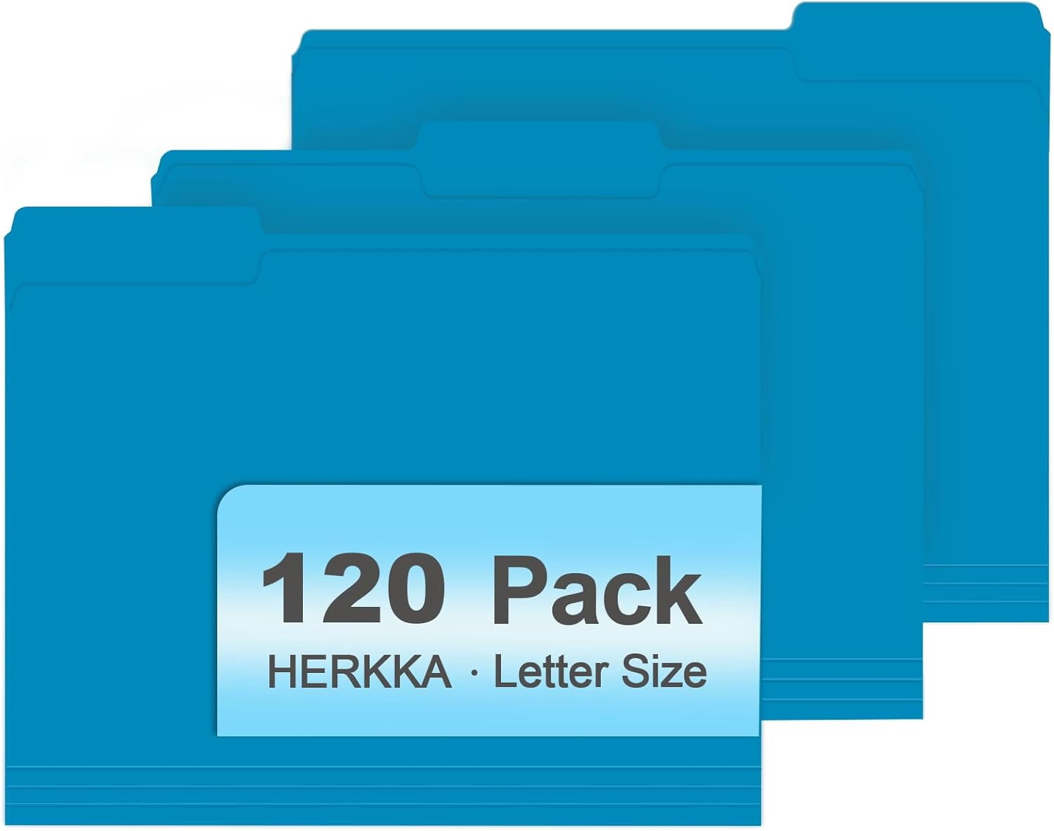 File Folder, 120 Pack 1/3 Cut Tab File Folders, File Folders Great for ...