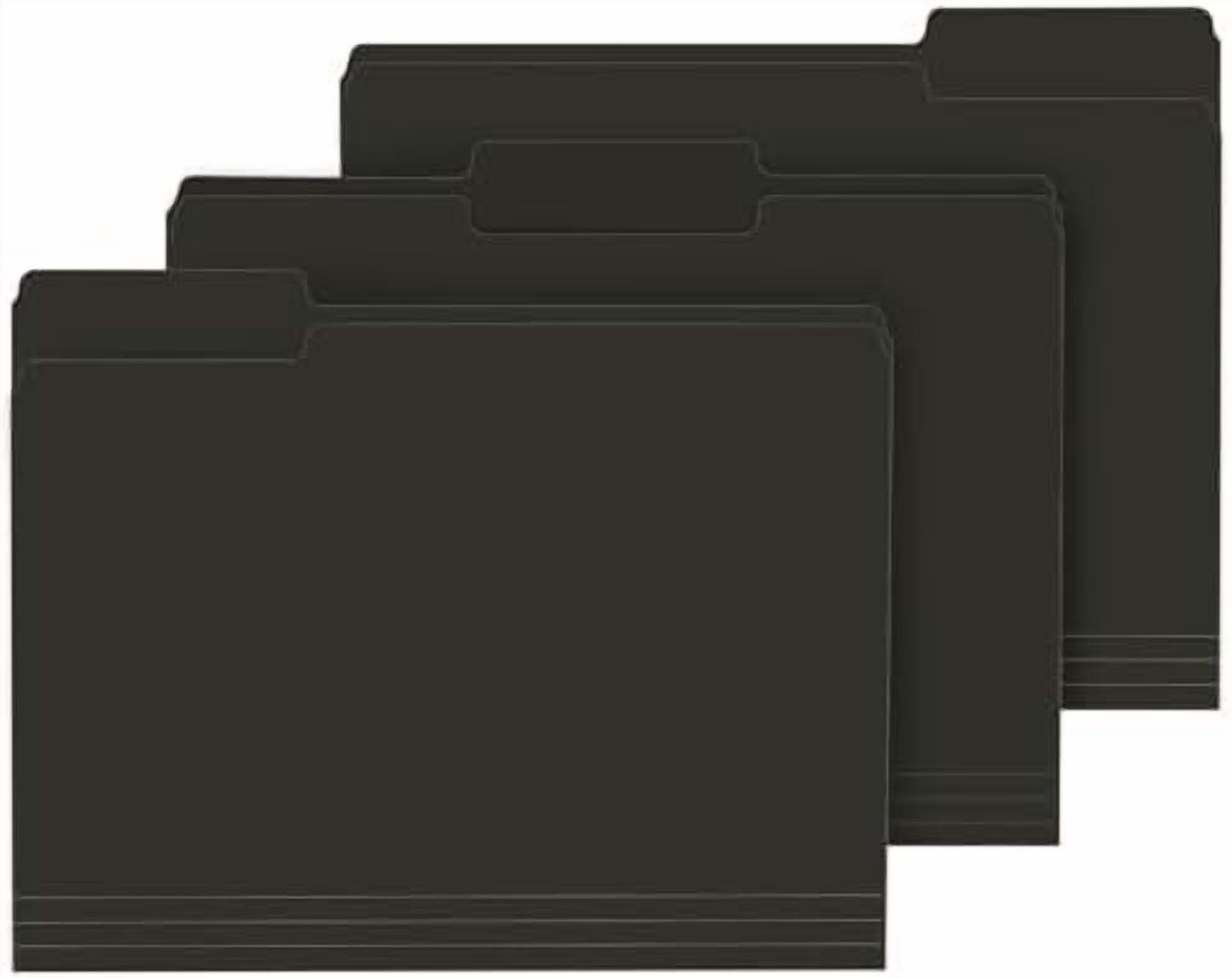 File Folder, 120 Pack File Folder, 1/3 Cut Tab, Letter Size, Filing ...