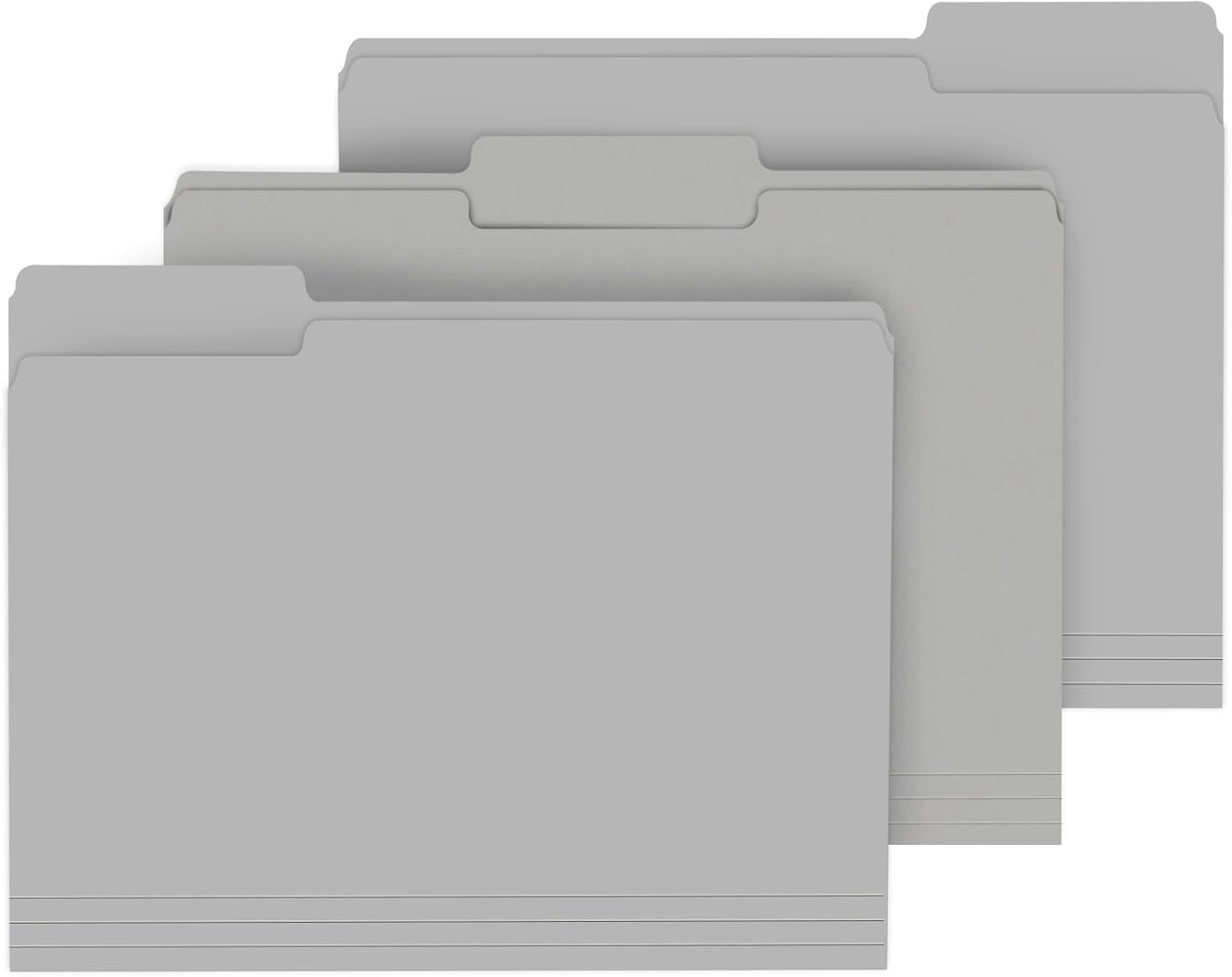 File Folder, 120 Pack File Folder, 1/3 Cut Tab, Letter Size, Filing ...
