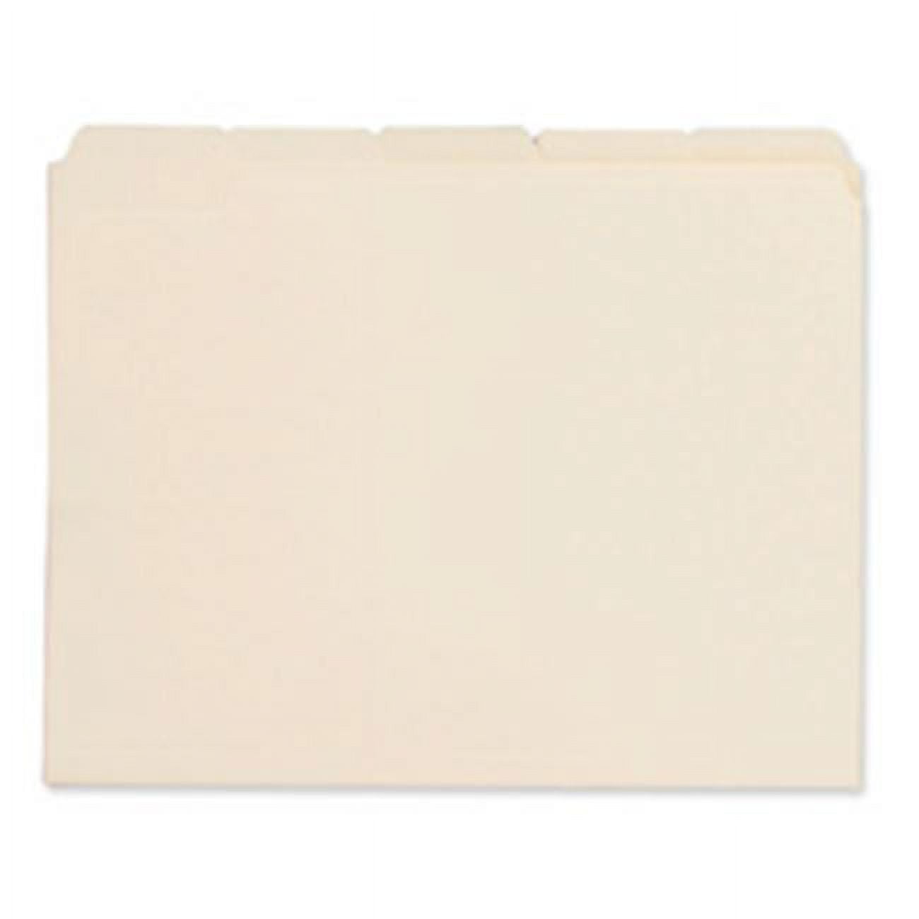 File Folder- .2-Cut Tab- 11 Pt.- Letter- Manila - Walmart.com