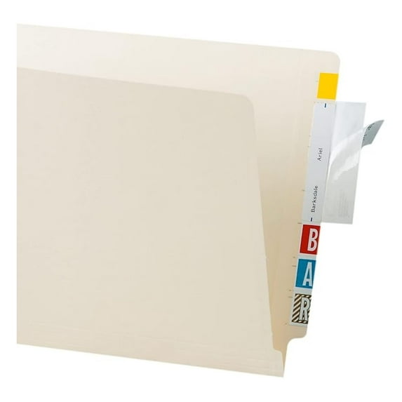 File Folder Label Protectors, Clear Wrap Around Self-Adhesive 3.5 x 2 ...