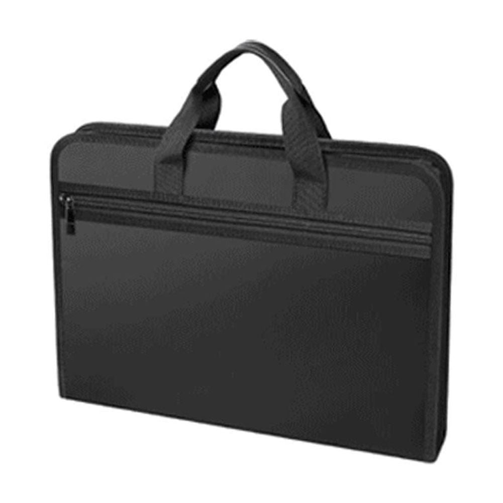 File Folder, Large Capacity A4 Fireproof File Folder with Handle ...