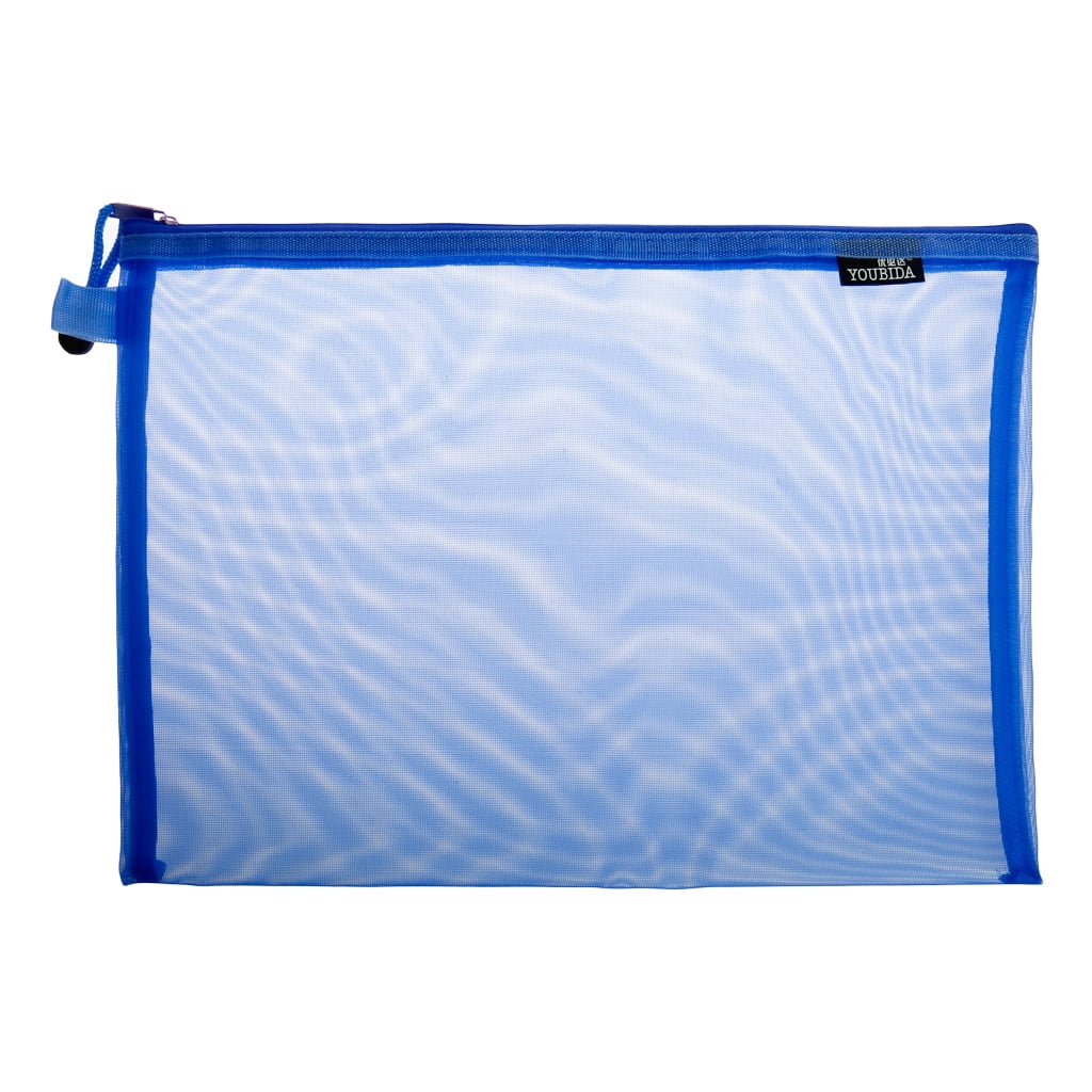 File Folder Organizer - Zippered Mesh Documents Pocket, A4 Size ...