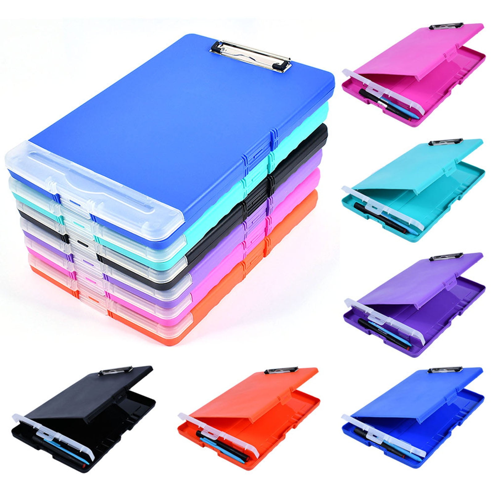 File Folder Organizer with Strong Lock Non-Slip Clips Hanging Holes 3 ...