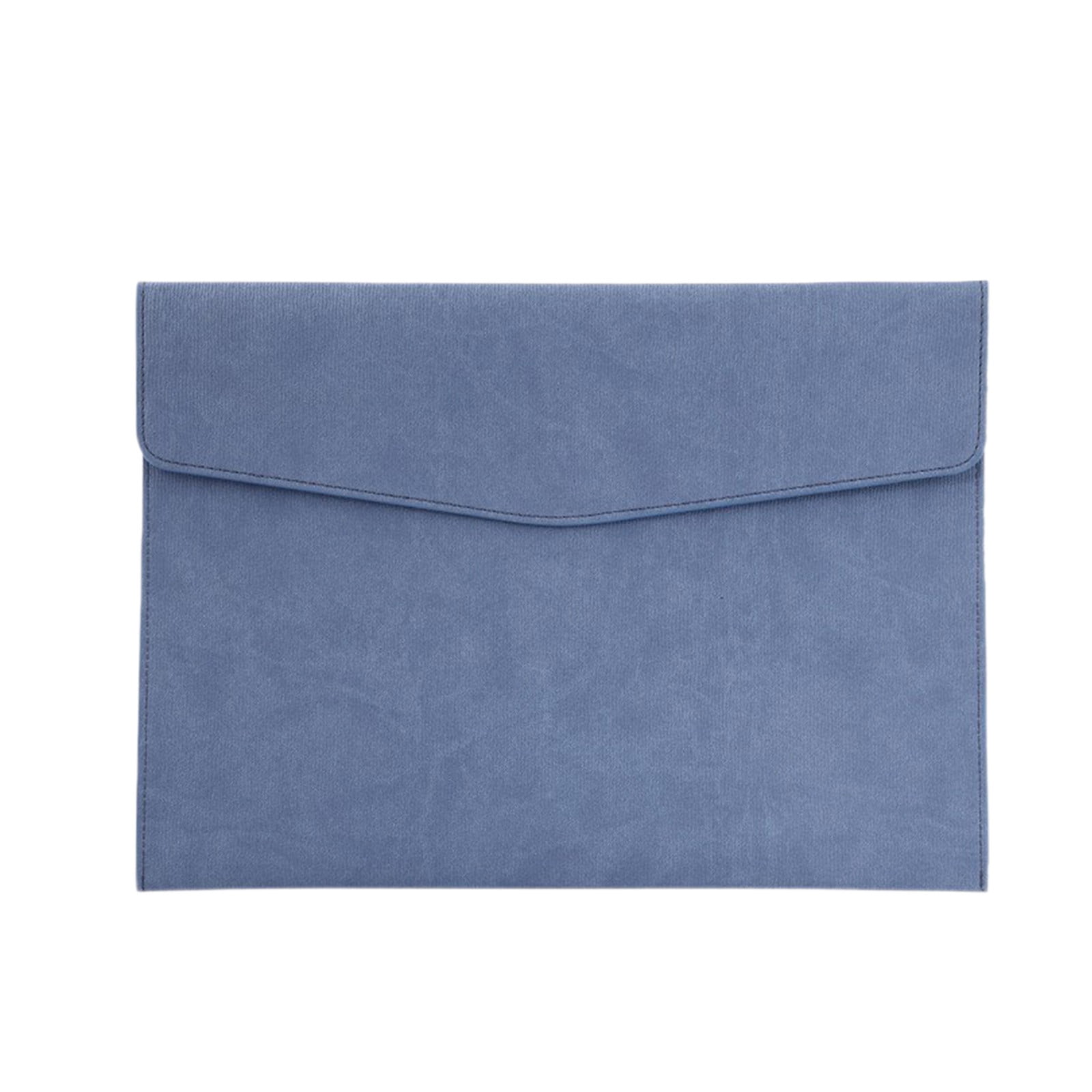 File Folder, PU Leather A4 Document Holder File Organizer Filing ...