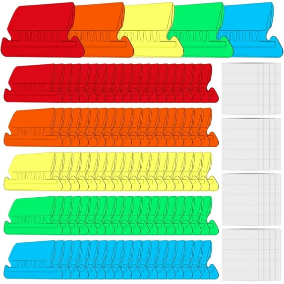 File Folder Tabs, 100 Sets Hanging File Folder Labels 2" Tabs and ...