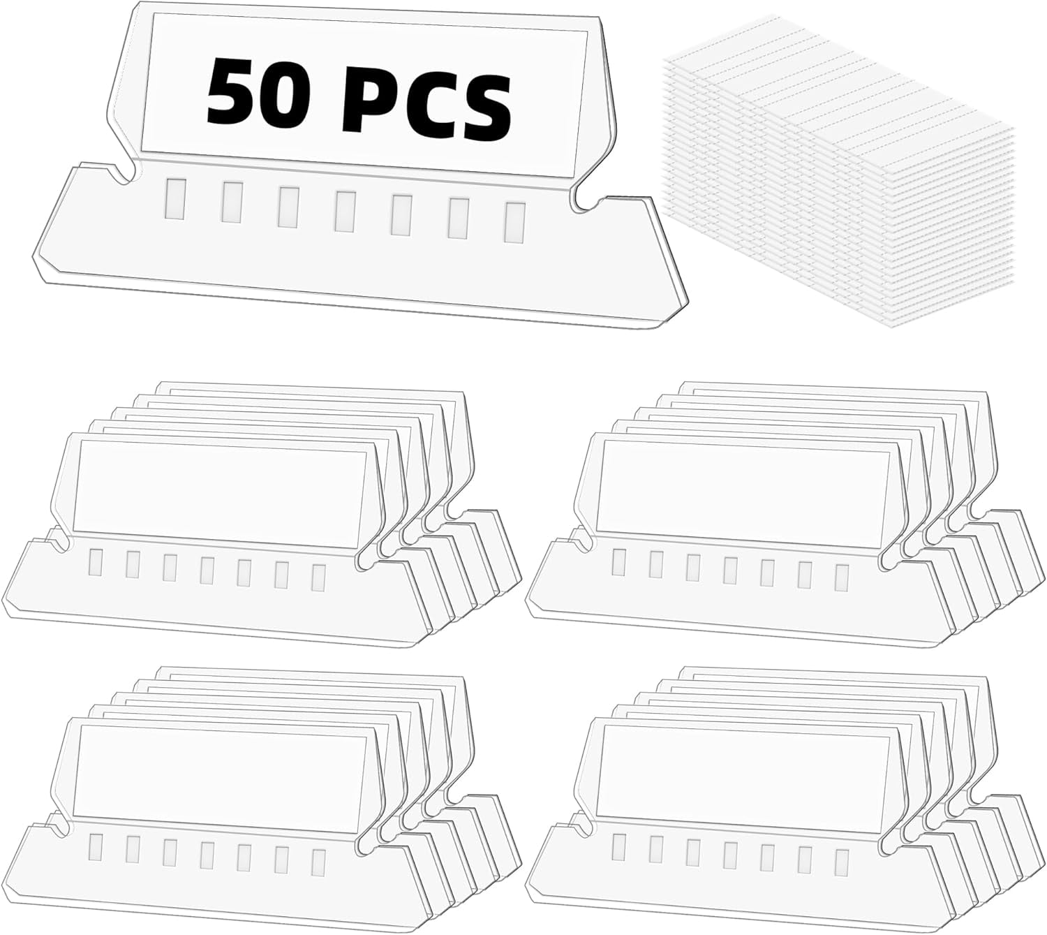 File Folder Tabs, 50 Sets File Folder Labels Tabs and Inserts for Files ...
