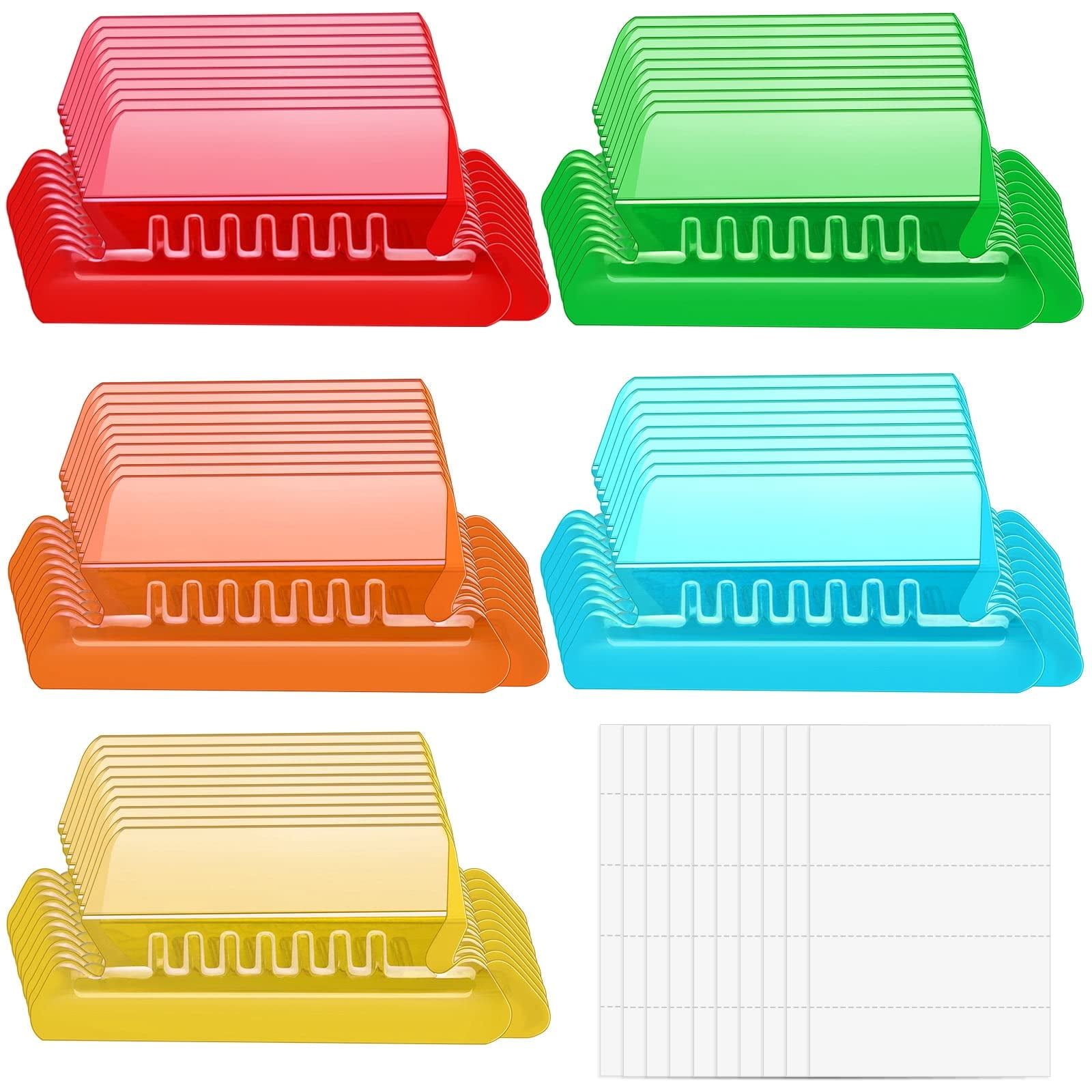 File Folder Tabs, 50 Sets Hanging File Folder Labels Tabs and Inserts ...
