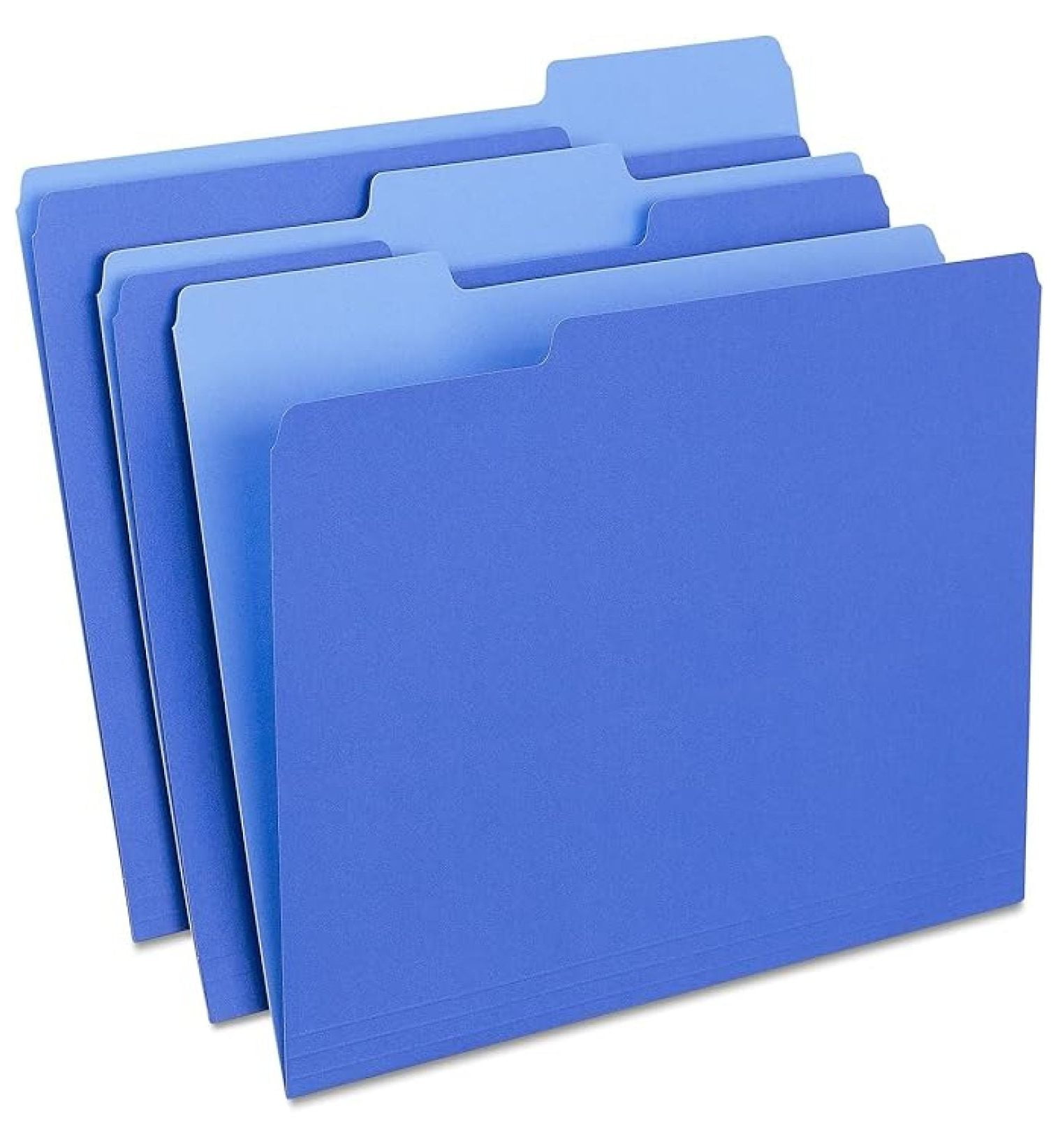 File Folders, 1/3-Cut Tab, Assorted Position, Letter Size, Perfect for ...