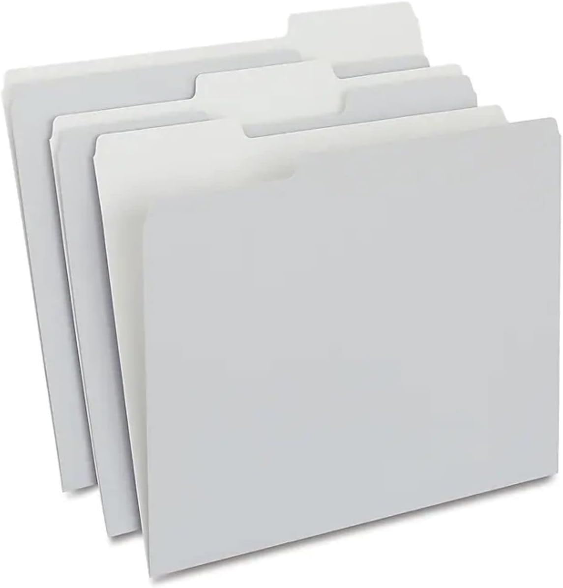 File Folders, 1/3-Cut Tab, Assorted Position, Letter Size, Perfect for ...