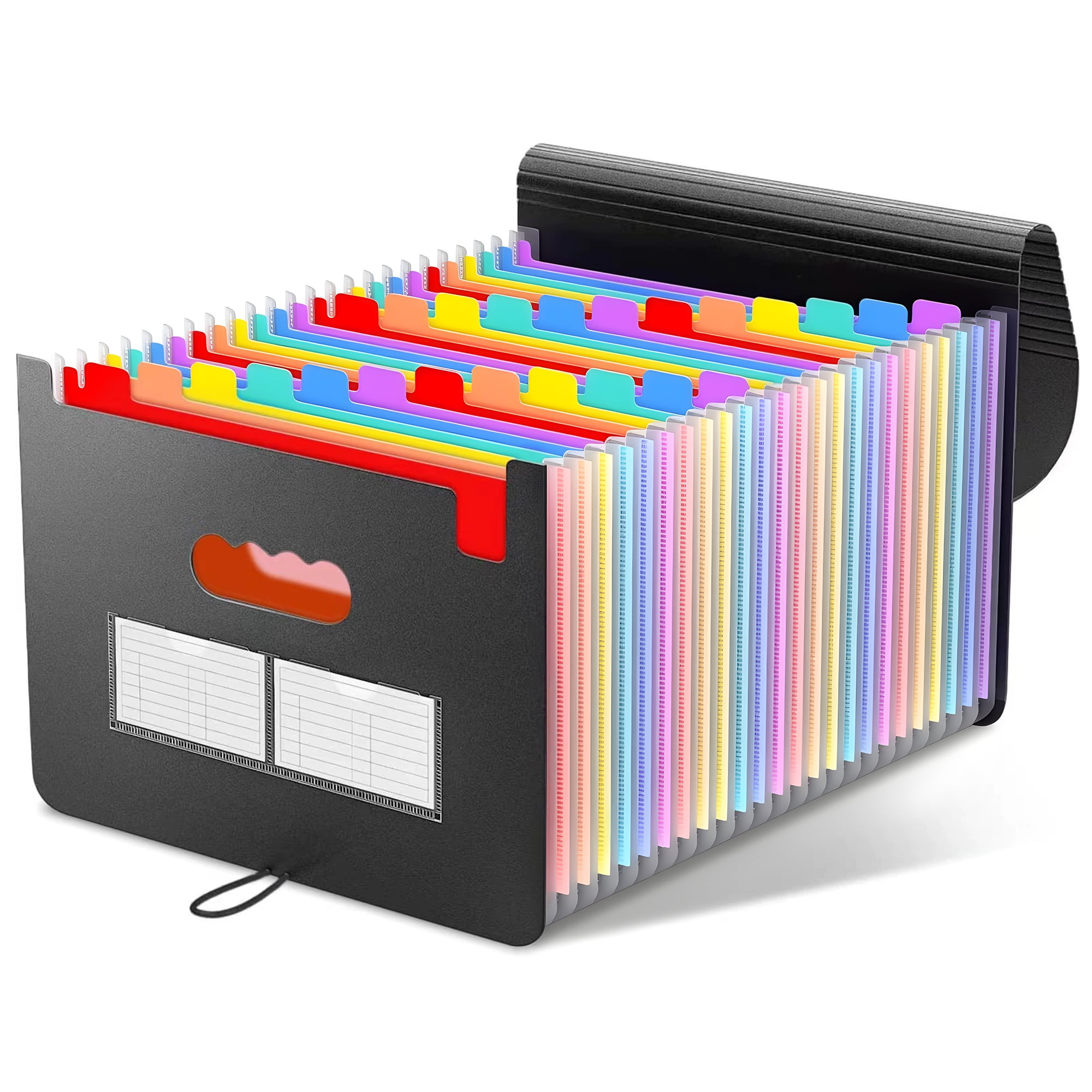 GARITIN File Organizer, 25 Pockets Accordion File Organizer, Suit for ...