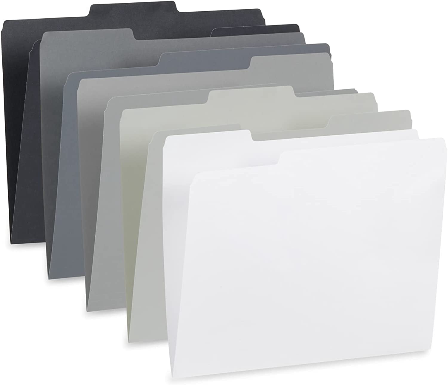 File Folders 8.5 x 11, 1/3 Cut Tab, Letter Size Vanilla folders, Great ...