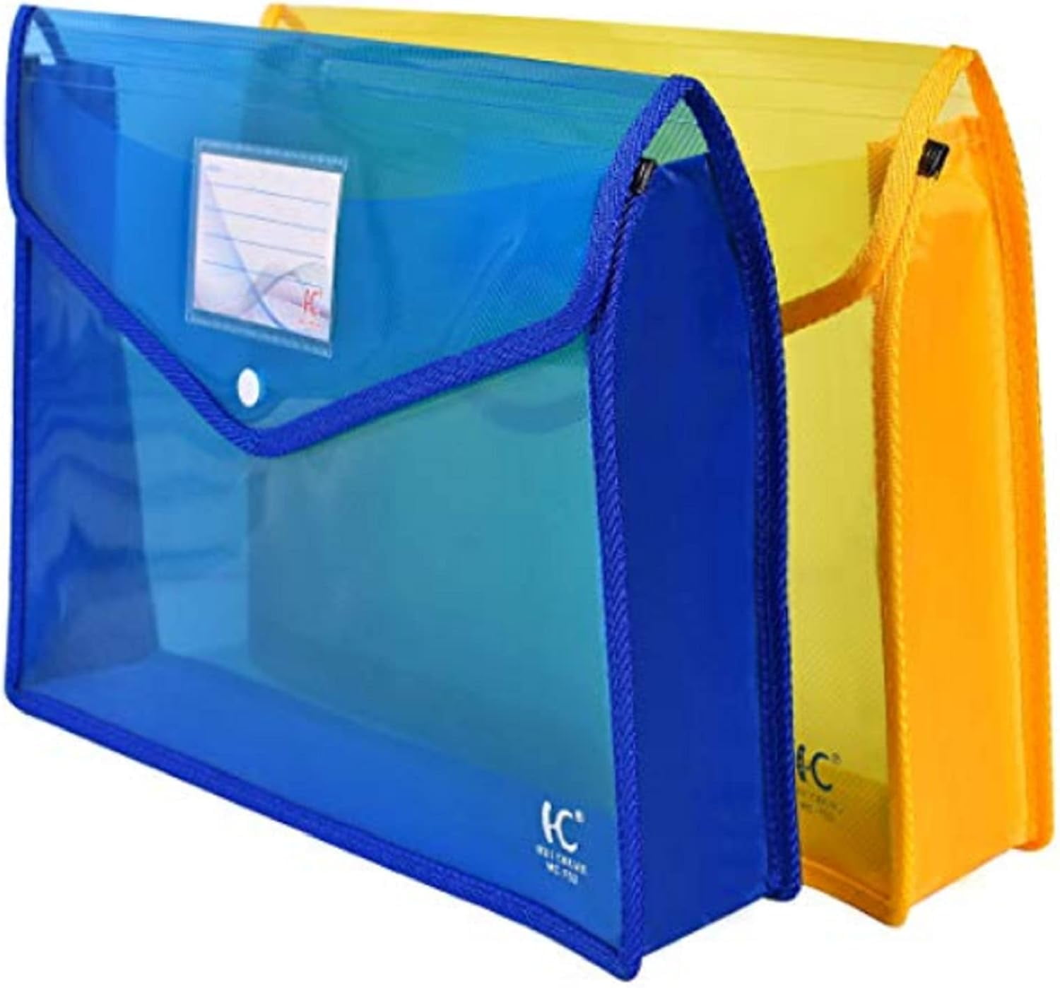 File Folders Expandable Poly Envelope File Wallet 3.1 inch Expansion 2 ...