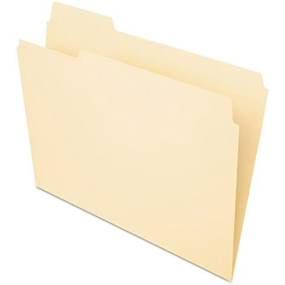 File Folders, Letter Size, 1/3 Cut, Manila, 100 per Box (752 1/3 ...