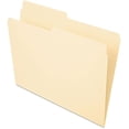 File Folders, Letter Size, Manila, 1/2 Cut, 100/BX (752 1/2), Letter ...