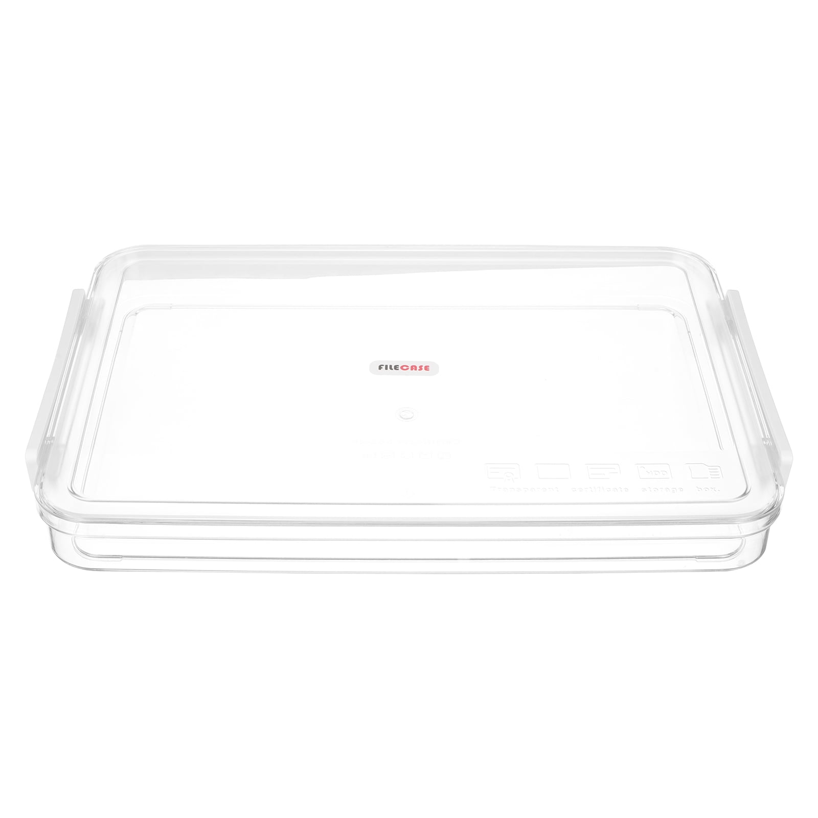 Toyandona Transparent ABS File Cabinet with Lock for Secure Storage ...