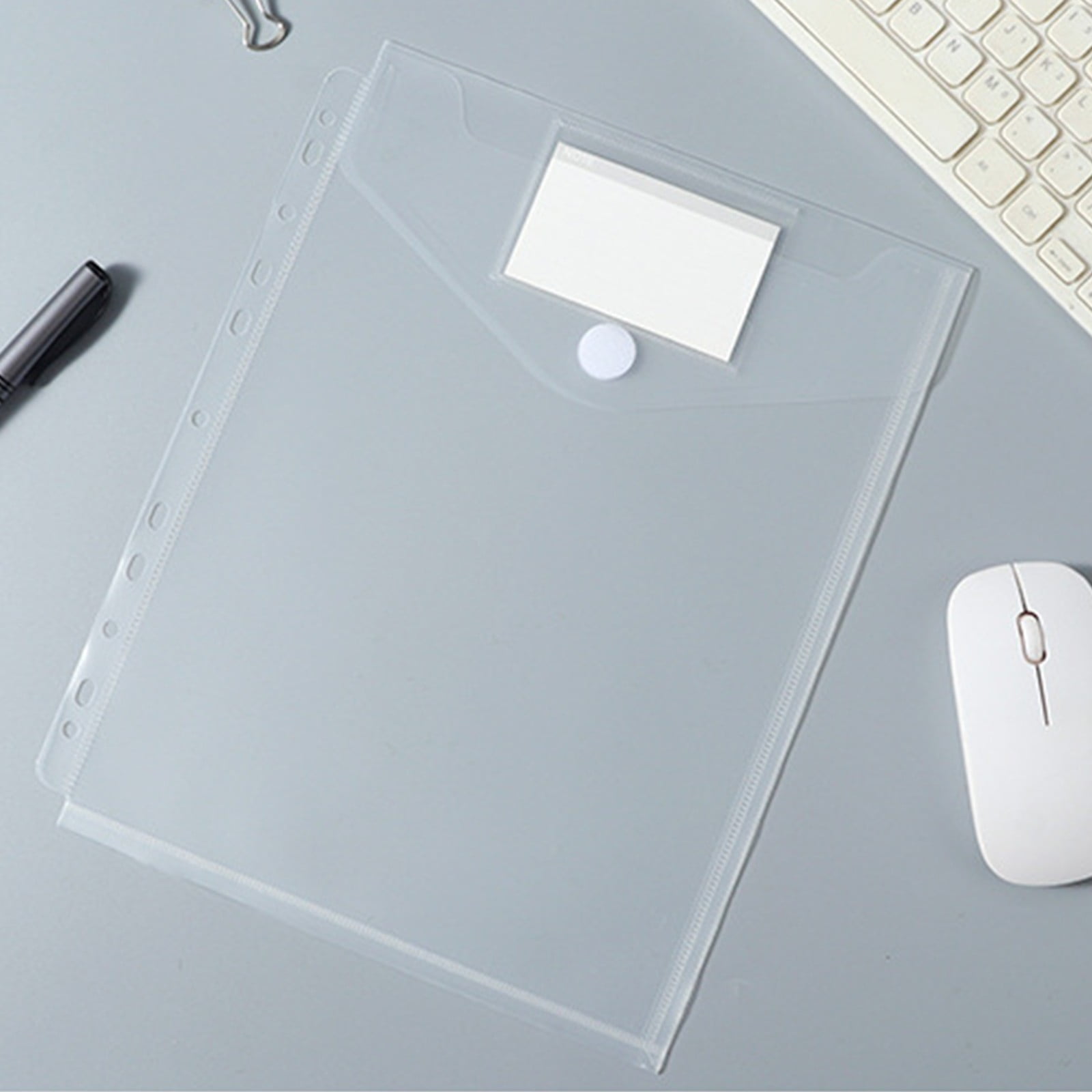 File Folders, Plastic Envelopes with Snap Closure, Plastic Folders for ...