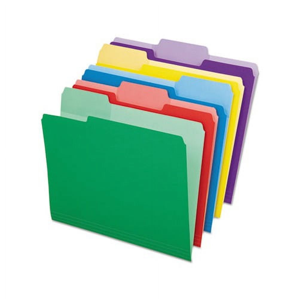 File Folders with Erasable Tabs 1/3-Cut Tabs, Letter Size, Assorted, 30 ...