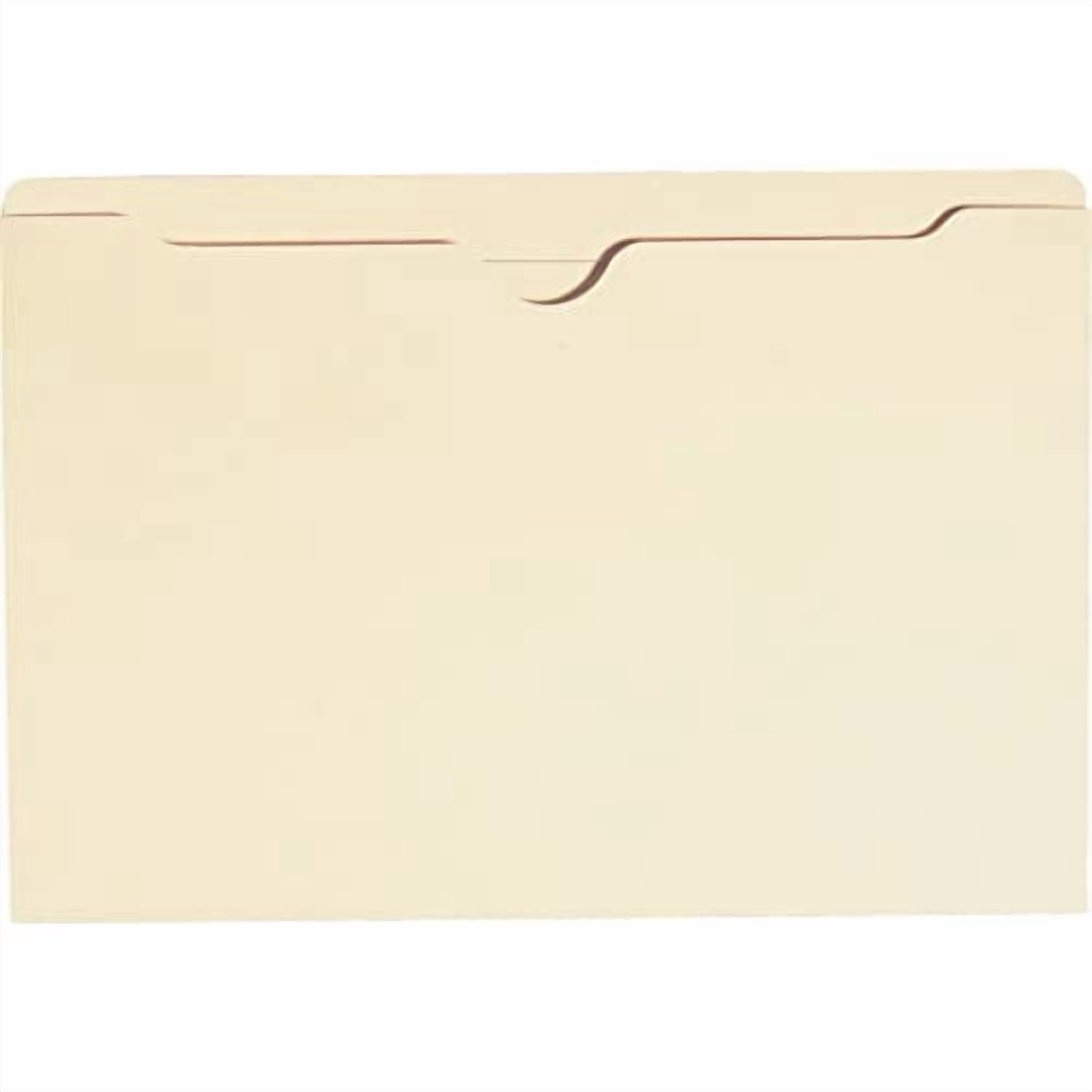 File Jacket, Reinforced Straight-Cut Tab, Flat-No Expansion, Legal Size ...