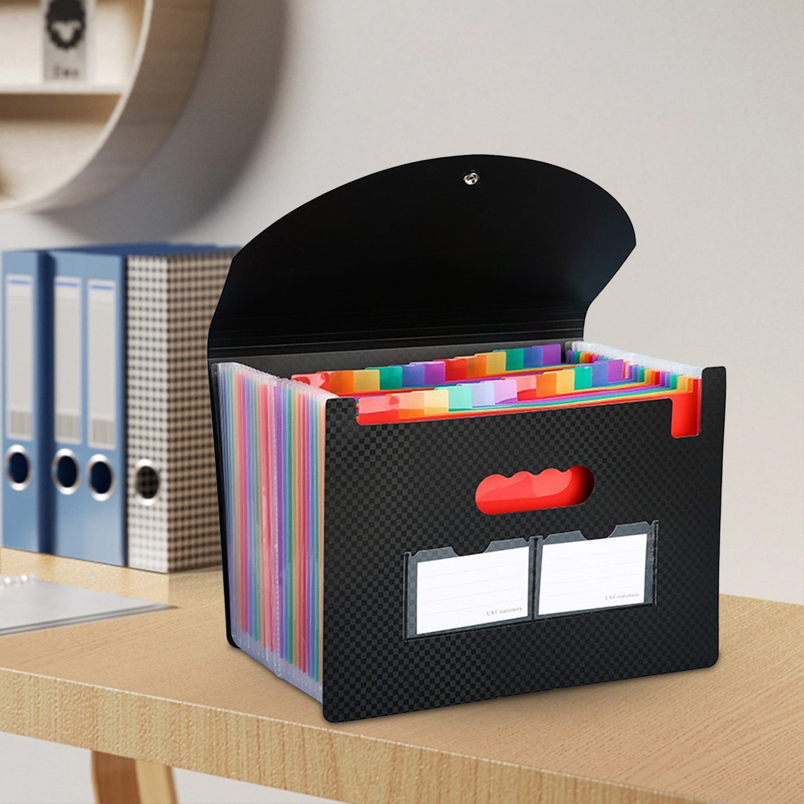 File Organizer 25 Pockets Monthly Bill Receipt Tax Organizer Expanding ...