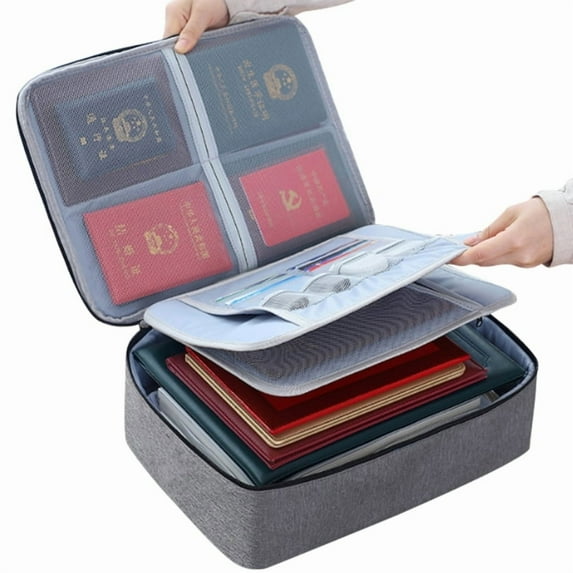 File Organizer Bags with Lock Important Document Organizer Box for ...