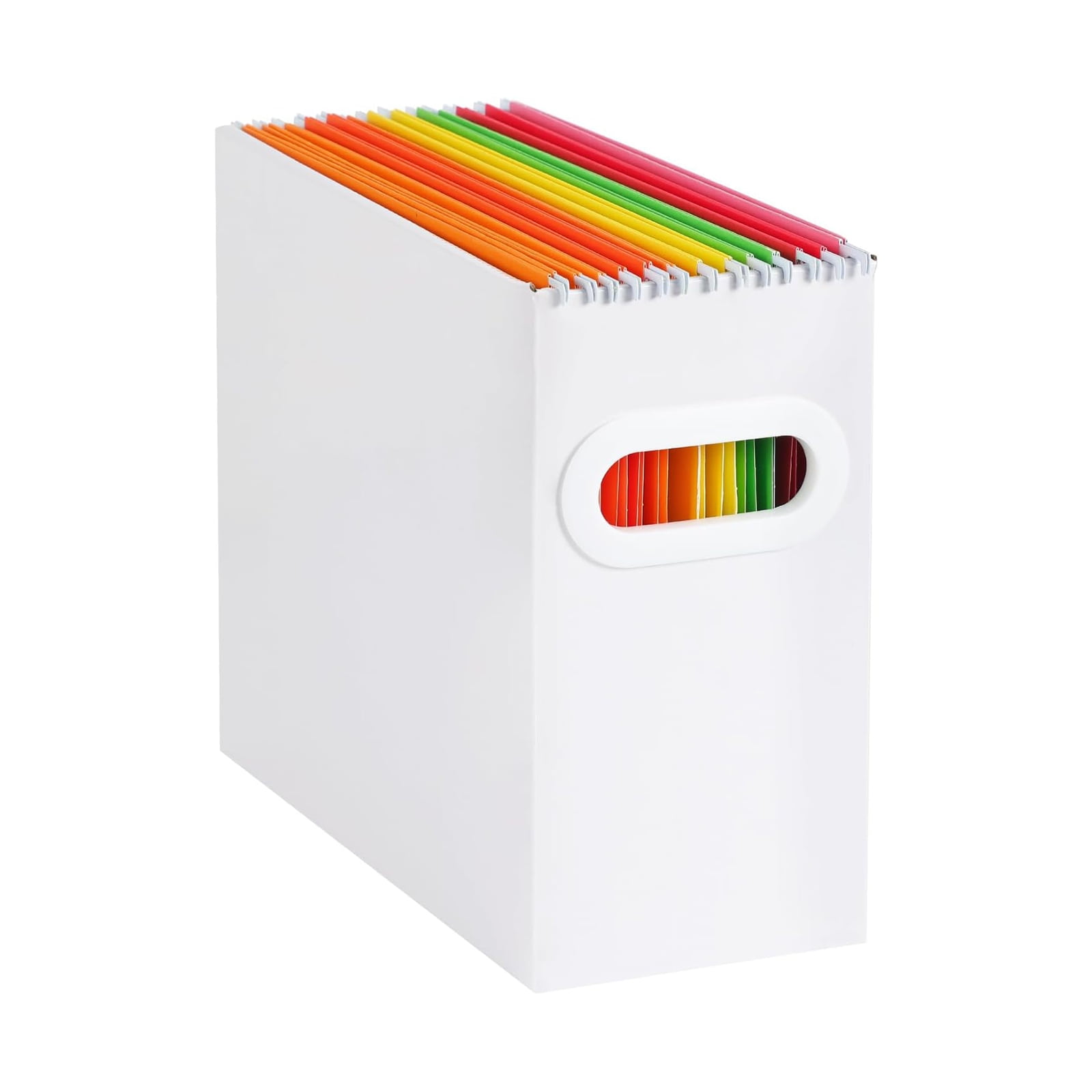 File Organizer, Collapsible Storage Box With Metal Handle, Hanging File ...