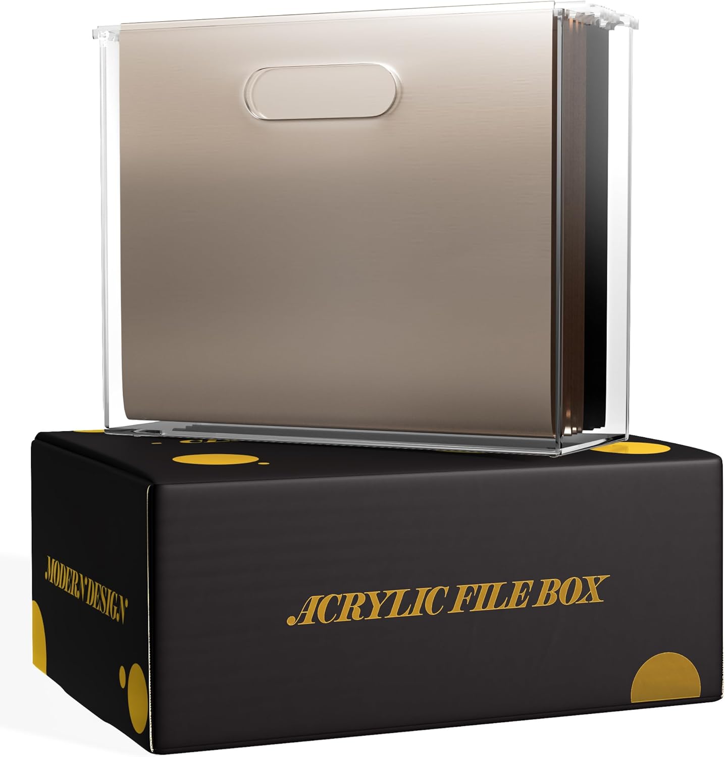 File Organizer for Desk - This Acrylic Storage Box is great for Office ...