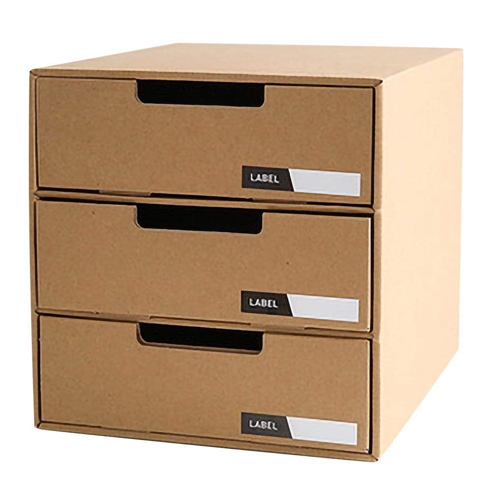Paper File Box Drawer File Organizer Desktop Document Organizer Files ...