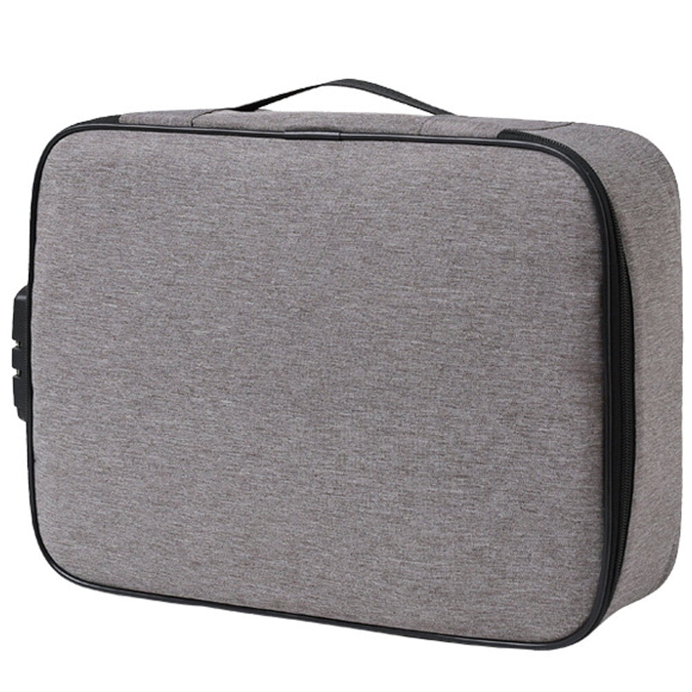Portable Document Lock Box with Combination for Office File Storage Bag ...