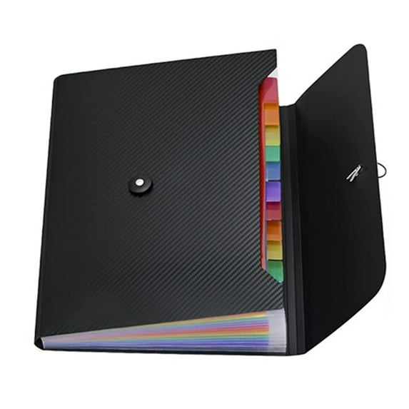 File Organizer Expanding Folder, 13 Pockets , A4 Letter Size Paper ...
