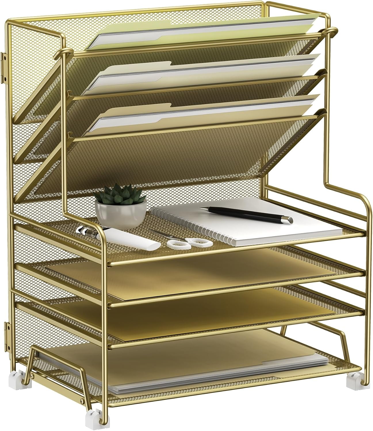 File Organizer + Pocket Folder + Drawer + Pen Holder, Desktop File ...