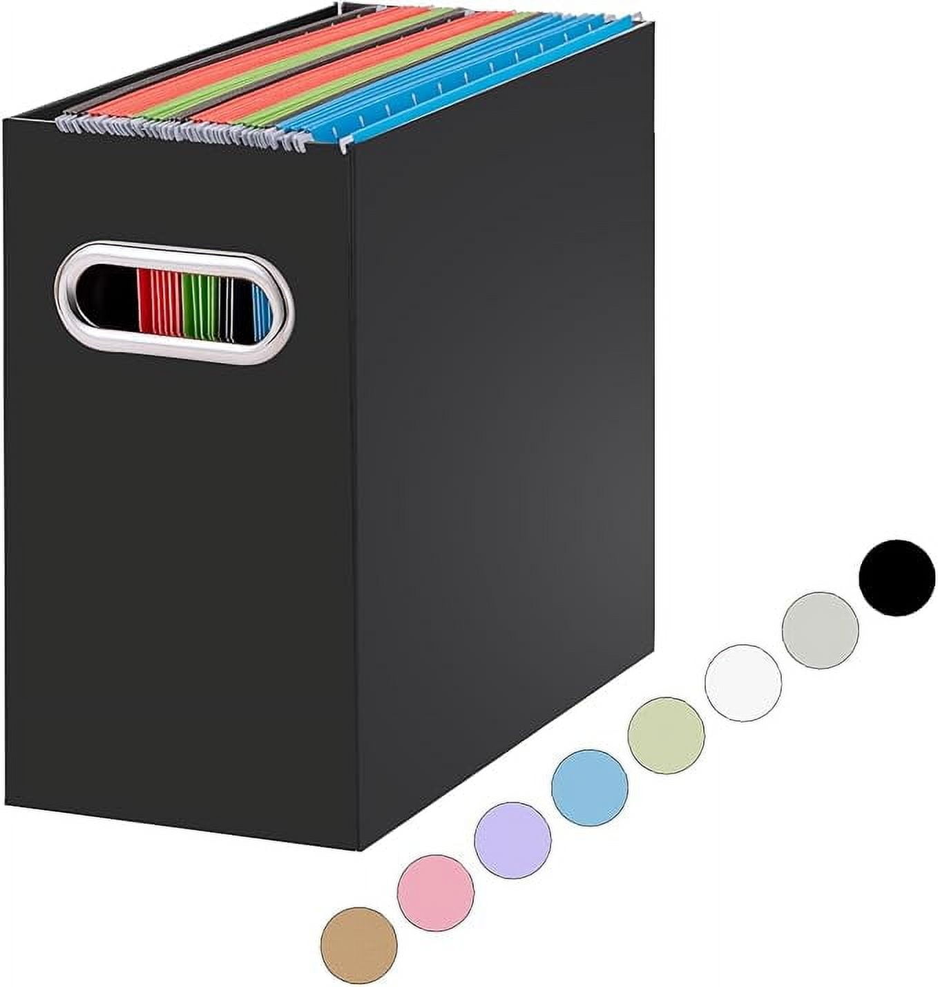 File Organizer, Small Storage Box, Cardboard File Folder Organizer ...