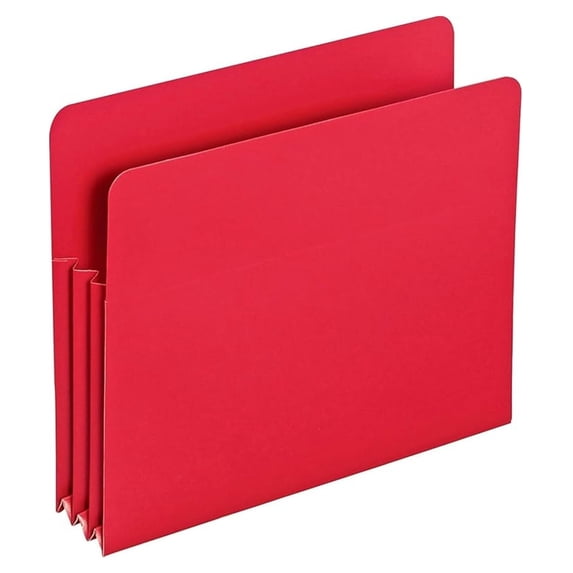 File Pocket Expandable XYT Letter-Size Red 24-Pack For Office School ...