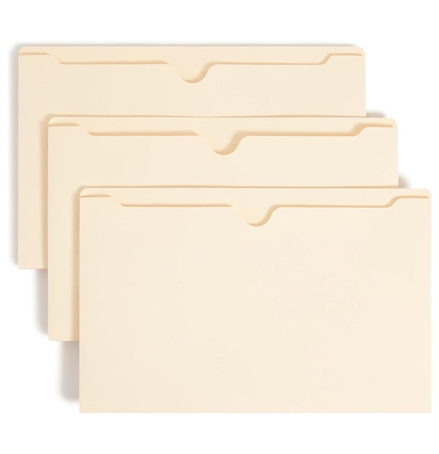 File , Reinforced Straight-Cut Tab, 2" Expansion, Legal Size, Manila ...