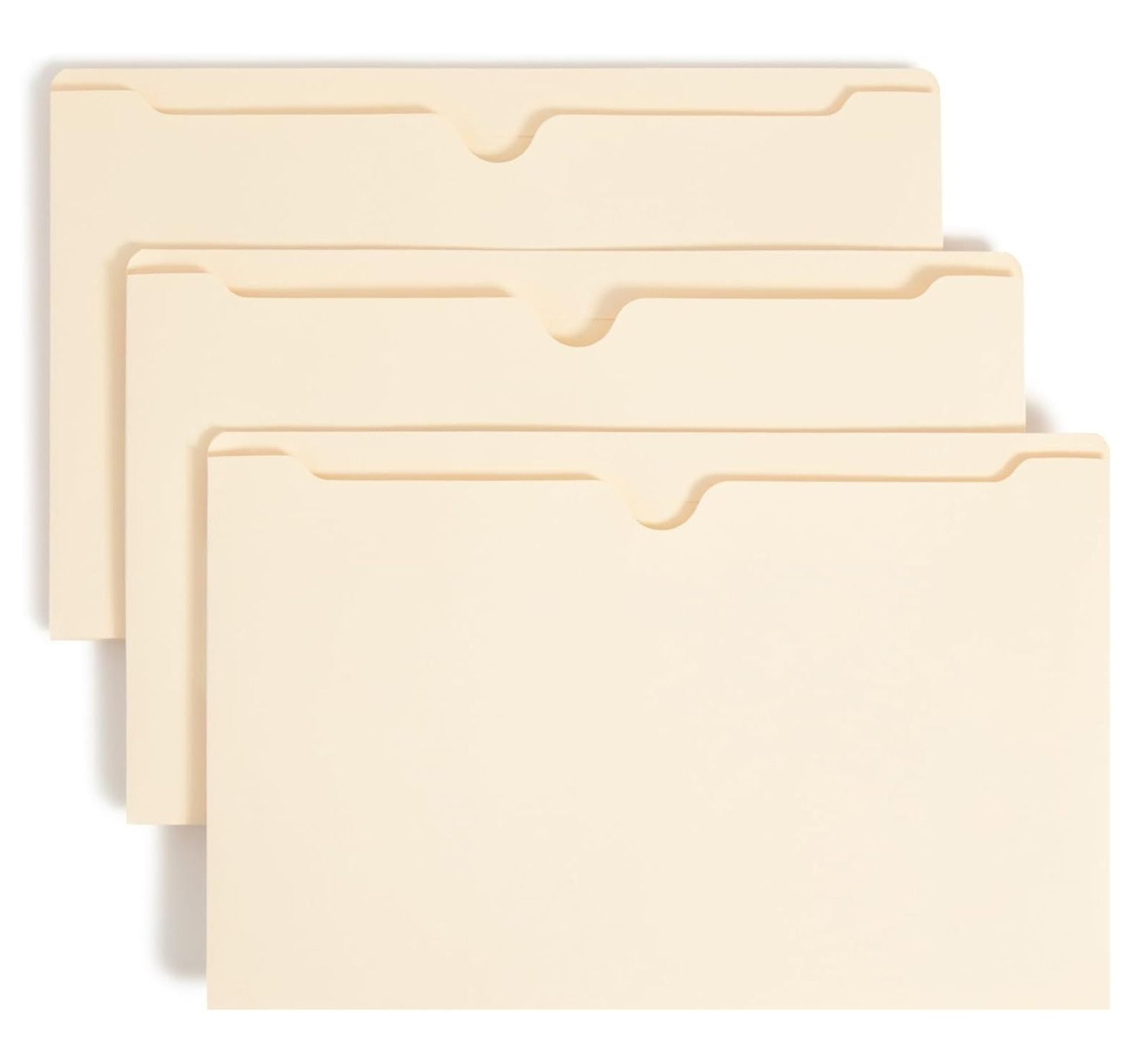 File , Reinforced Straight-Cut Tab, 2" Expansion, Legal Size, Manila ...