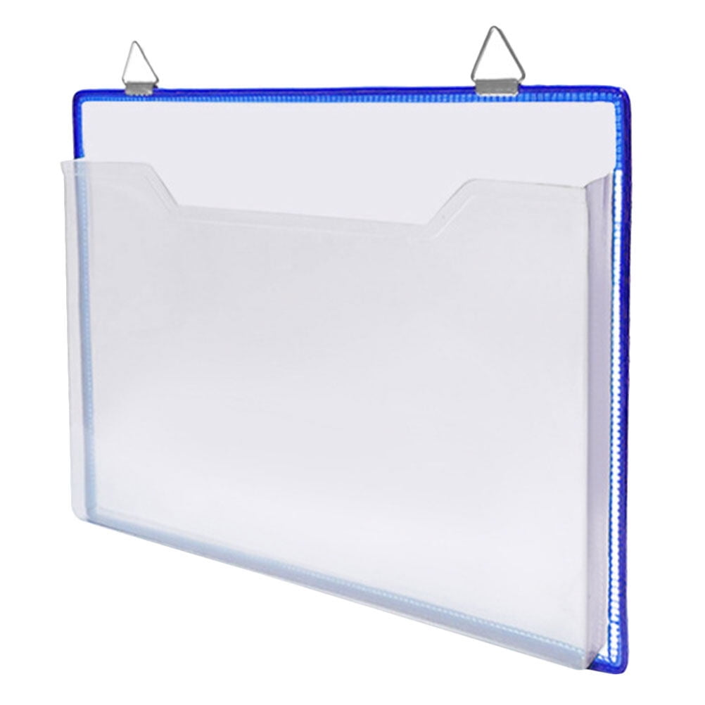 ifundom Plastic File Bag Blue Thick Material for Home Office ...