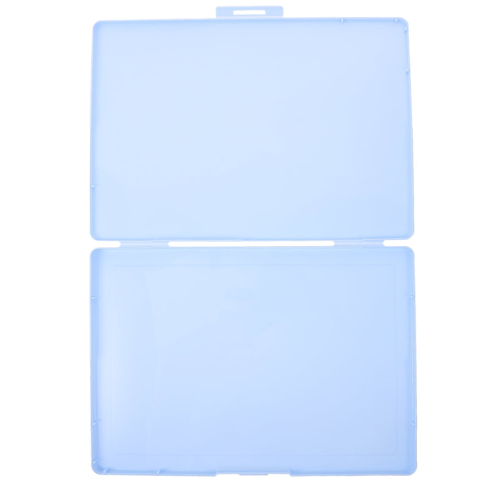 File Storage Box Cards Organizer Plastic Photo Container Greeting ...