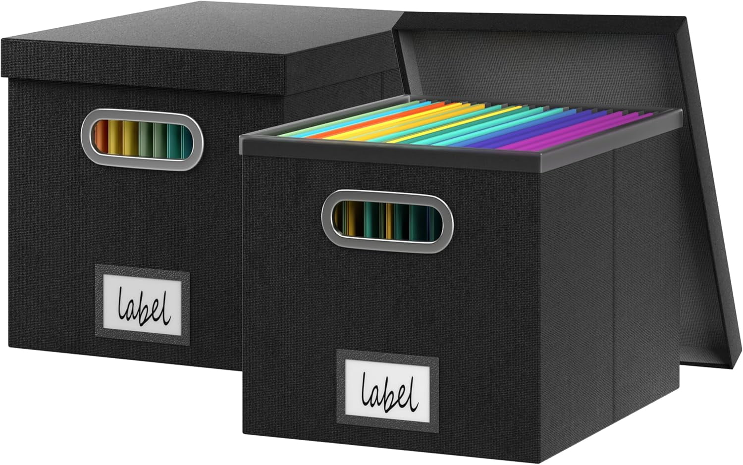 File Storage Box with Lid File Boxes for Hanging Decorative Hanging ...