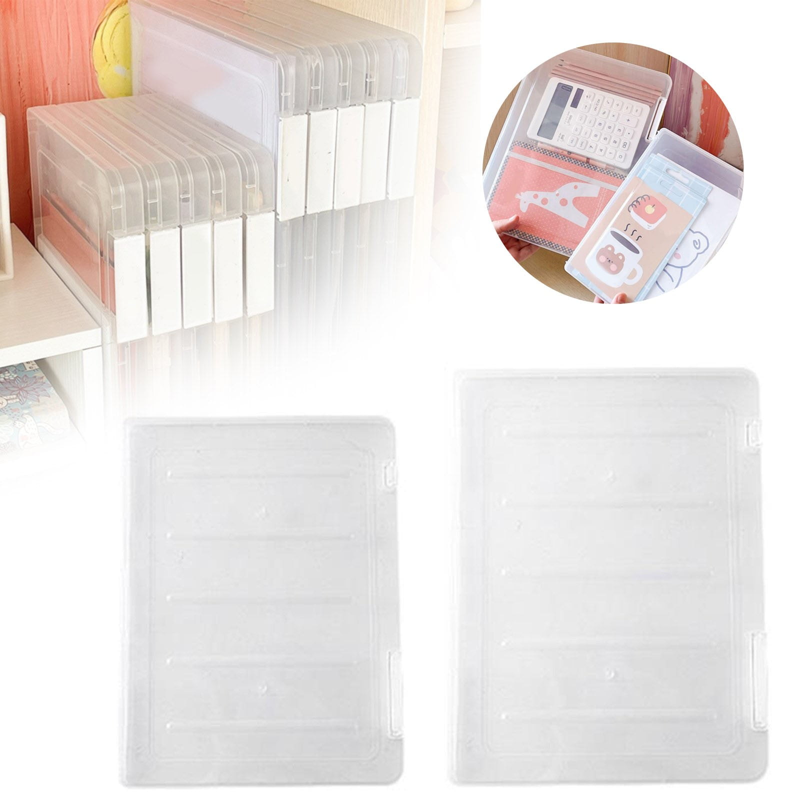 File Storage Box Transparent Small Clearance! Transparent File Box ...
