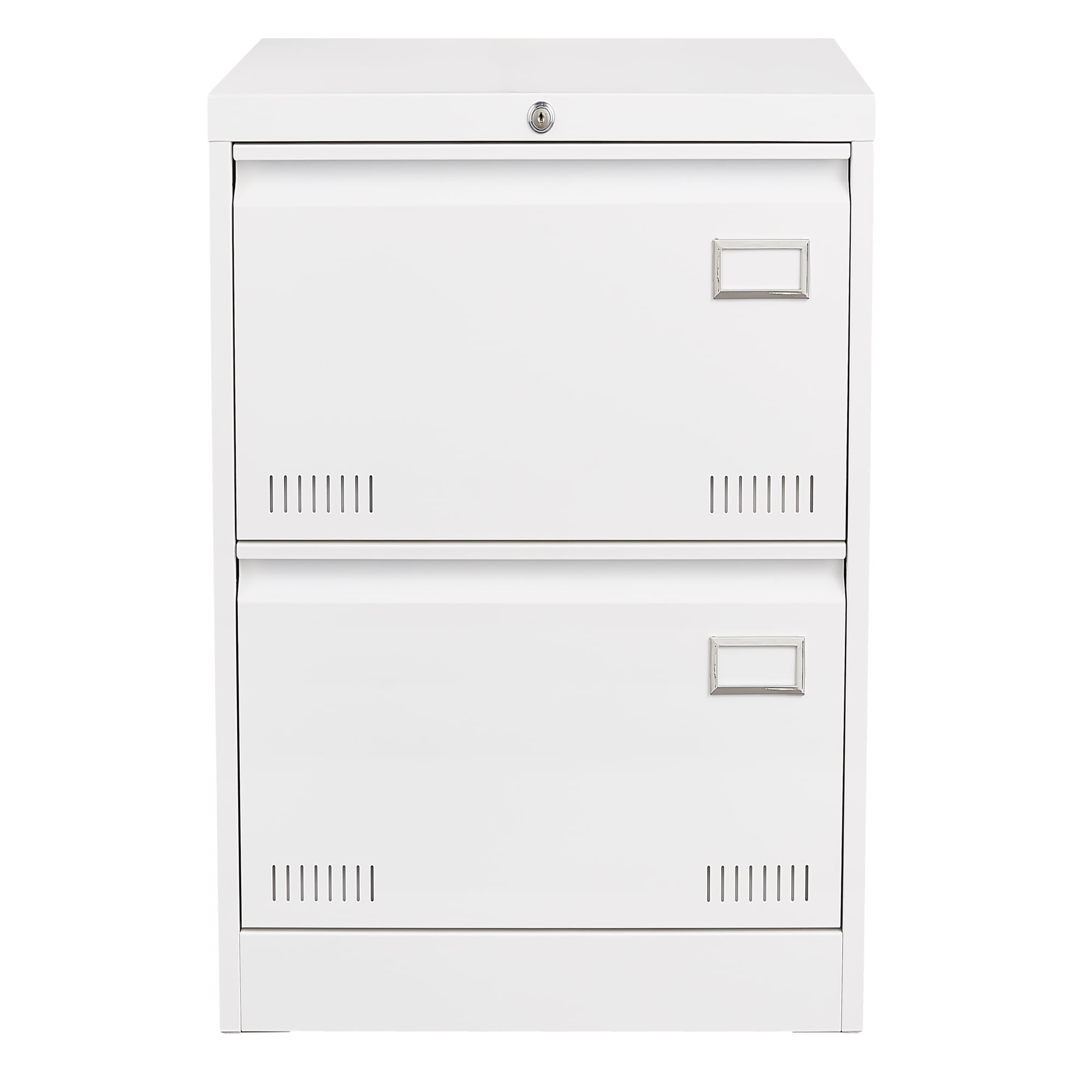 File Storage Cabinet with 2 Drawer Metal Lateral Filing Cabinet for ...