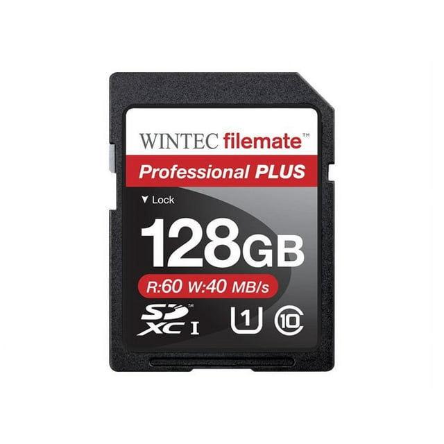Wintec FileMate UHS-I Professional Plus 3FMSD128GBU1PI-R - Flash memory ...