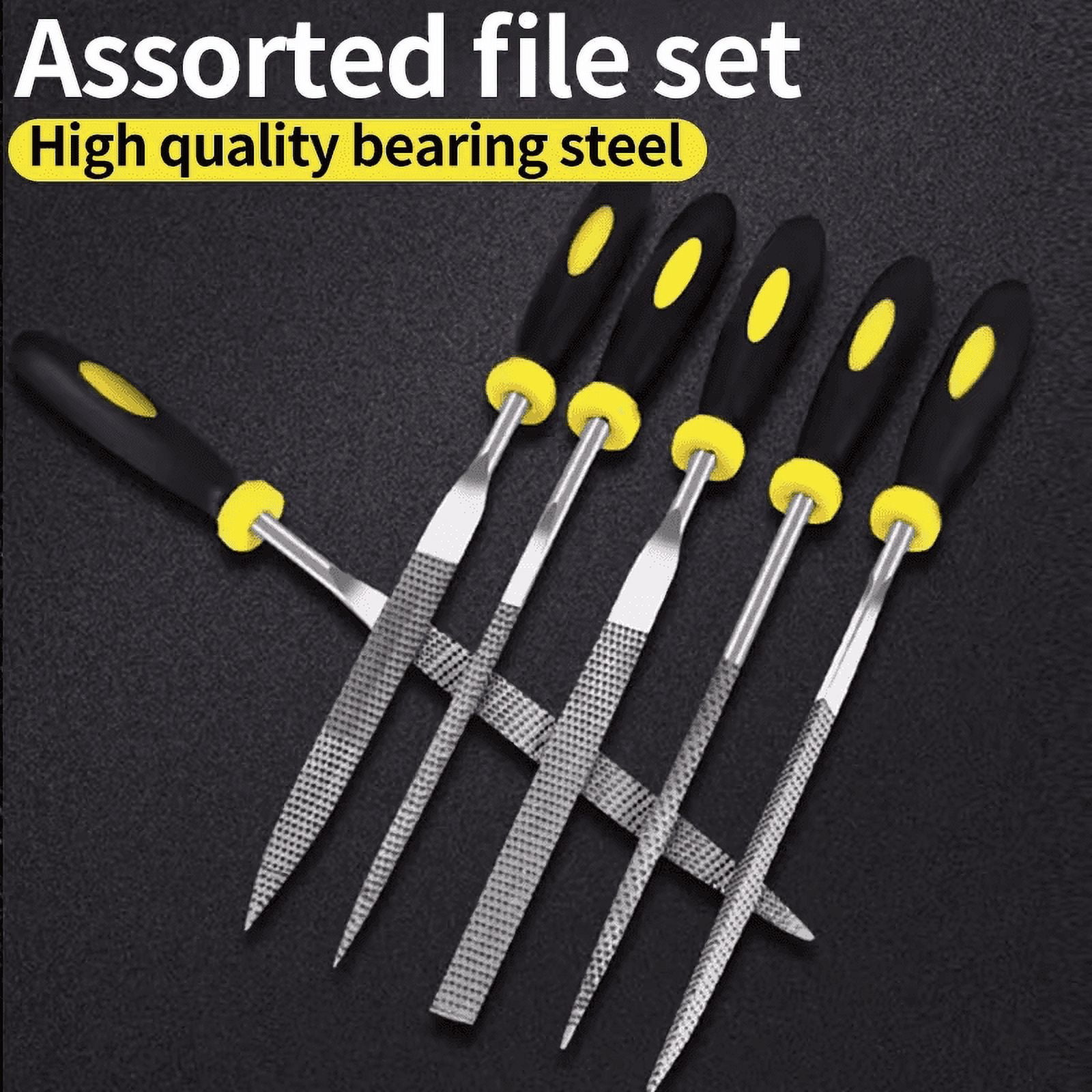 Files Set Mini Rasp Woodworking Sanding Shaping Small Steel File Needle ...